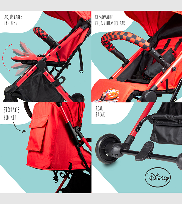 Buy Disney Disney Cars Lightning Mcqueen Travel Stroller In Multiple ...