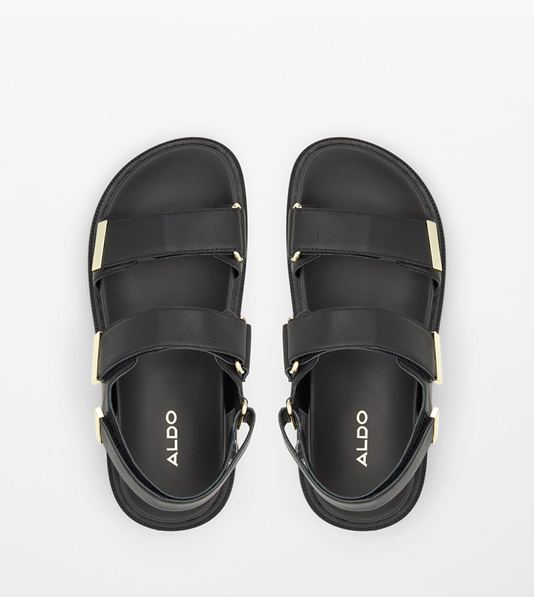Buy Aldo SANDDY Open Toe Platform Sandals In Black | 6thStreet Qatar