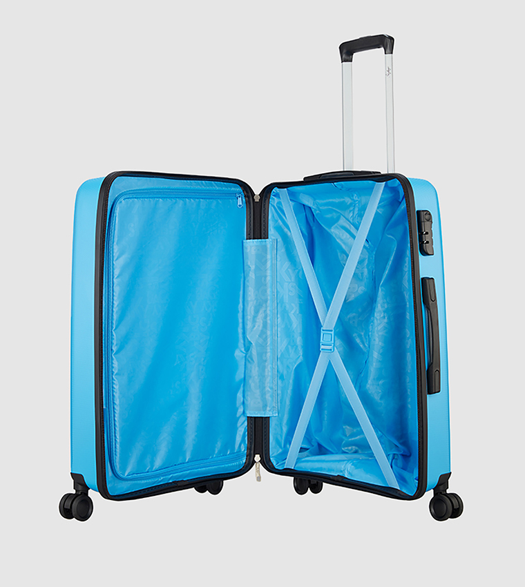 Buy SKYBAGS Maxx Hard Shell Spinner Trolley Bag 56cm In Blue ...