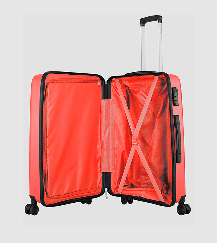 Buy SKYBAGS Maxx Hard Shell Spinner Trolley Bag Medium (67cm) In Red ...