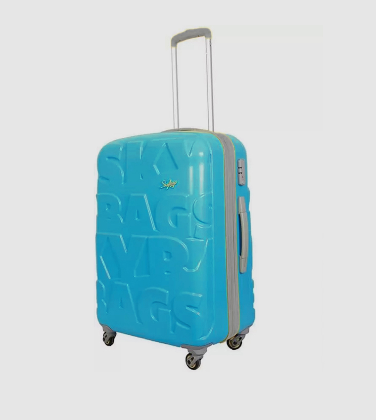 Buy SKYBAGS Ramp Hard Shell Spinner Trolley Bag Large (81 Cm) In Blue ...
