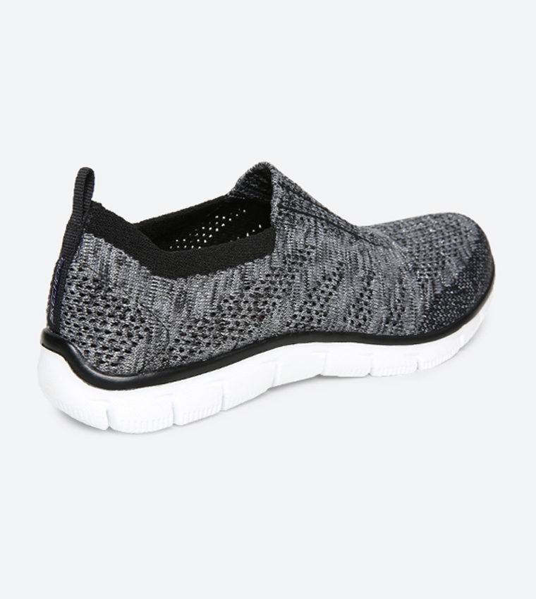 Buy Skechers Empire Round Up Slip Ons Silver In Silver | 6thStreet Qatar