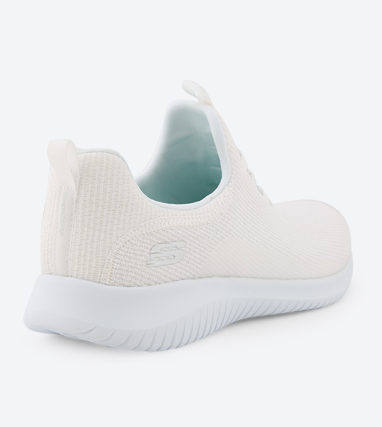 Buy Skechers Ultra Flex Slip Ons White In White | 6thStreet Qatar