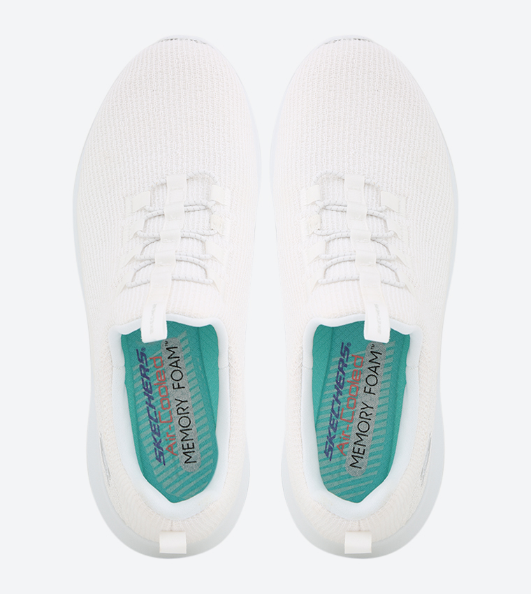 Buy Skechers Ultra Flex Slip Ons White In White | 6thStreet Qatar