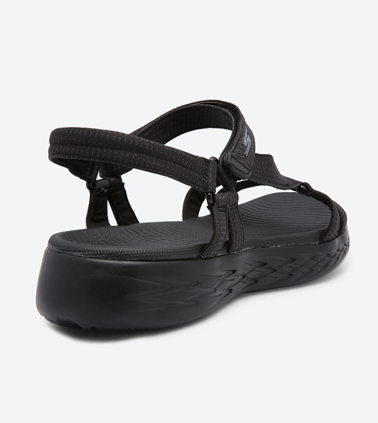 Buy Skechers On The Go 600 Brilliancy Sandals Black In Black ...