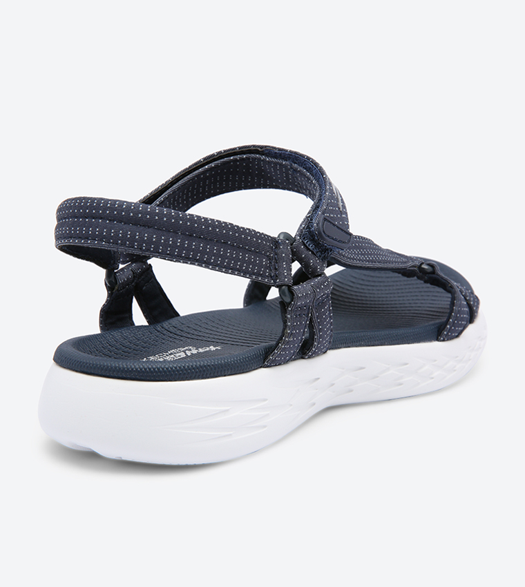 Buy Skechers On The Go 600 Brilliancy Sandals Navy In Navy | 6thStreet ...