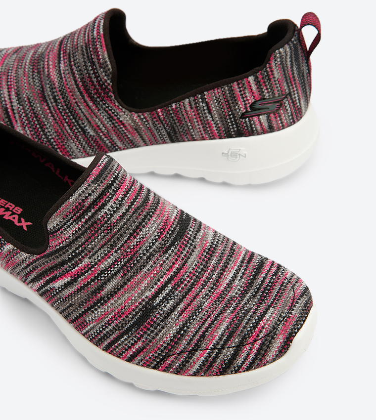 Buy Skechers Go Walk Joy Terrific Round Toe Slip Ons Multi SK15615 BKPK ...