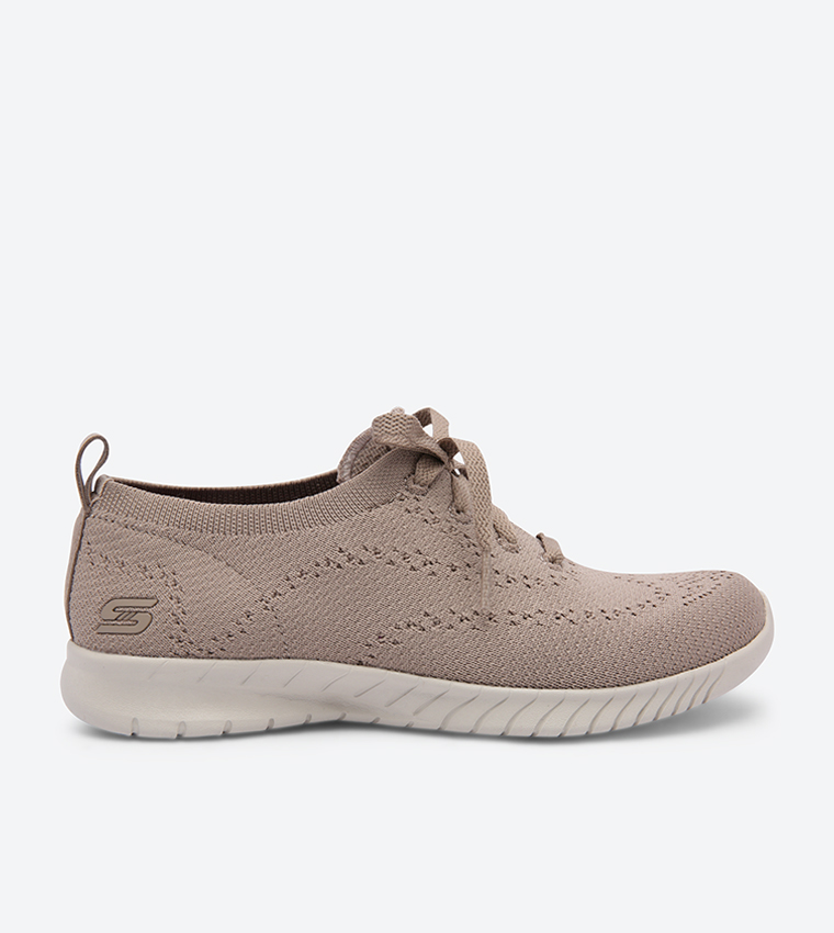 Buy Skechers Wave Lite Sneakers Taupe In Taupe | 6thStreet Qatar