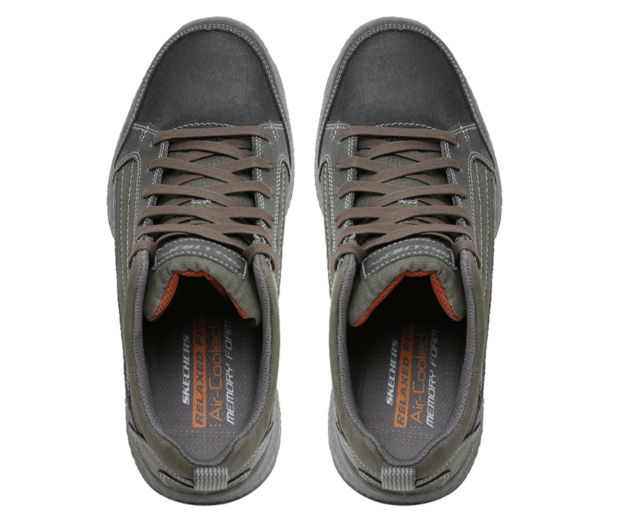 Buy Skechers BURSEN HECTON 64849 CHAR In Charcoal | 6thStreet Qatar