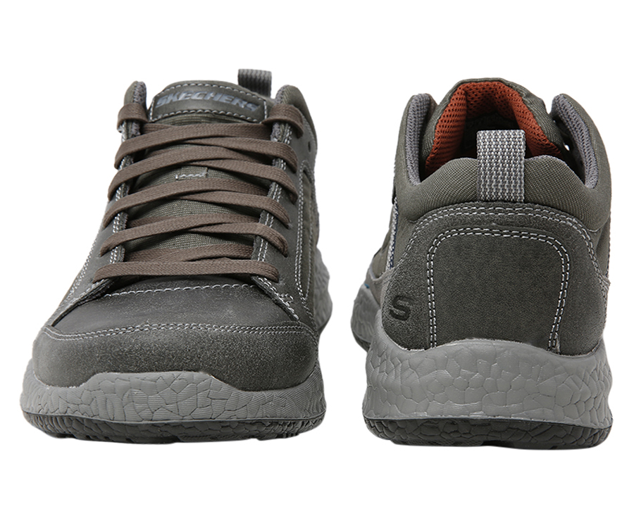 Buy Skechers BURSEN HECTON 64849 CHAR In Charcoal | 6thStreet Qatar