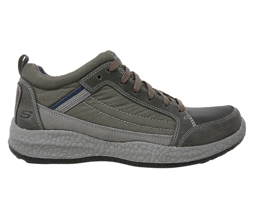 Buy Skechers BURSEN HECTON 64849 CHAR In Charcoal | 6thStreet Qatar