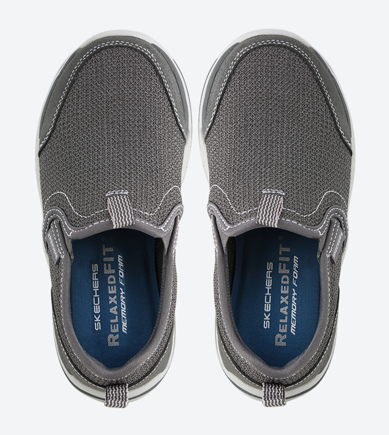 Buy Skechers Expected Arcland Sneakers Grey In Grey | 6thstreet Qatar