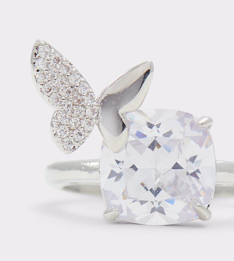 Buy Aldo Accessories STELAA Embellished Ring In Silver | 6thStreet UAE