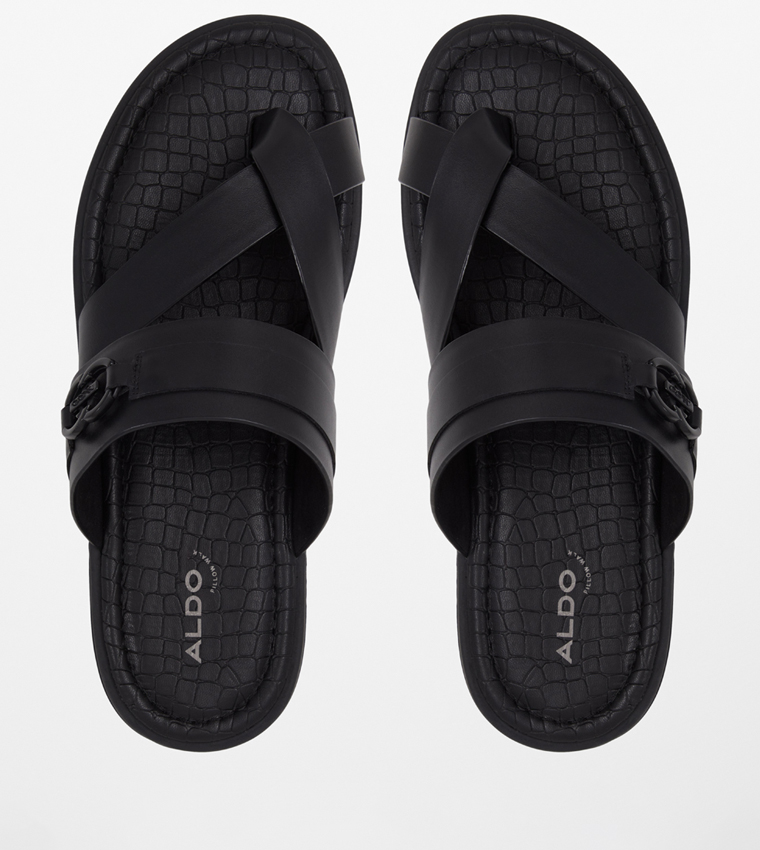 Buy Aldo SURFSIDE Criss Cross Sandals In Black | 6thStreet UAE