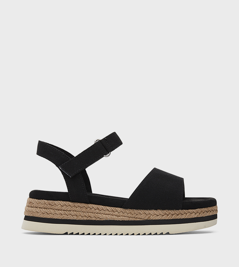 Buy Toms DIANA Open Toe Sandals In Black | 6thStreet UAE