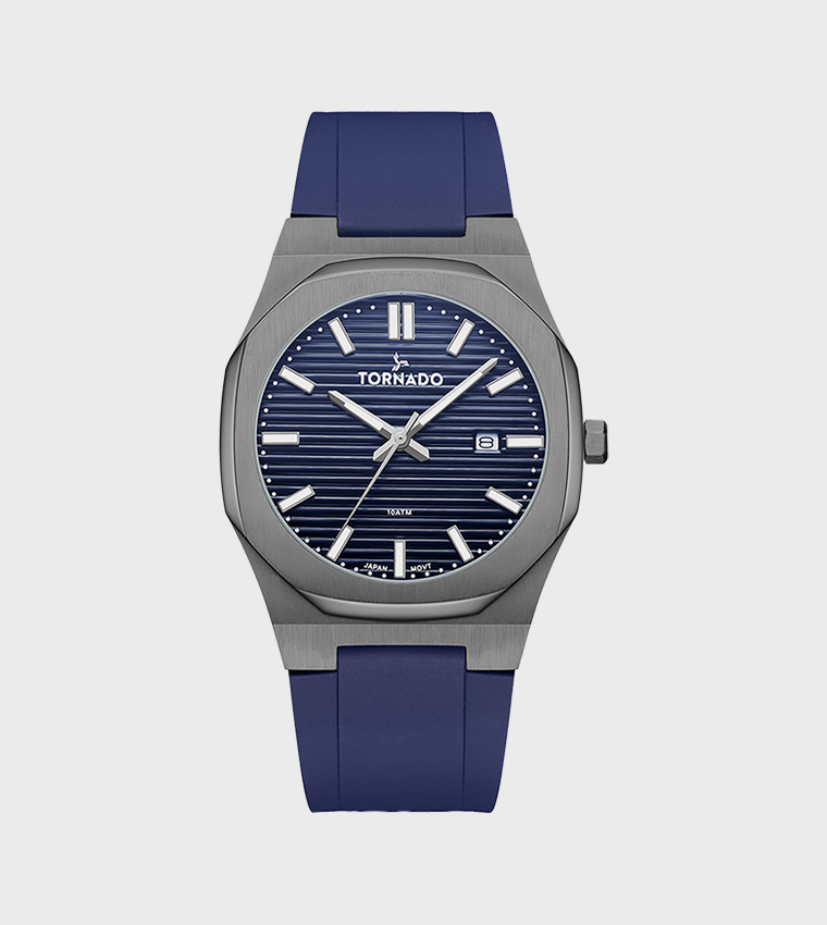 Buy Tornado Round Navy Dial Analog Watch In NAVY BLUE | 6thStreet UAE