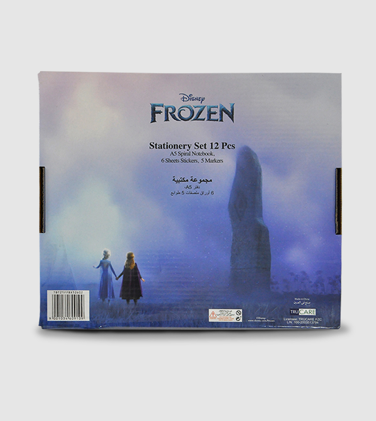 Buy DISNEY @ TRUCARE Frozen Stationery Set 12Pcs In Blue | 6thStreet Qatar