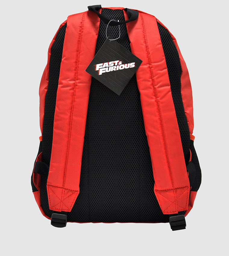 Buy Universal Fast & Furious Wild Speed Teens Backpack 16" In Red ...