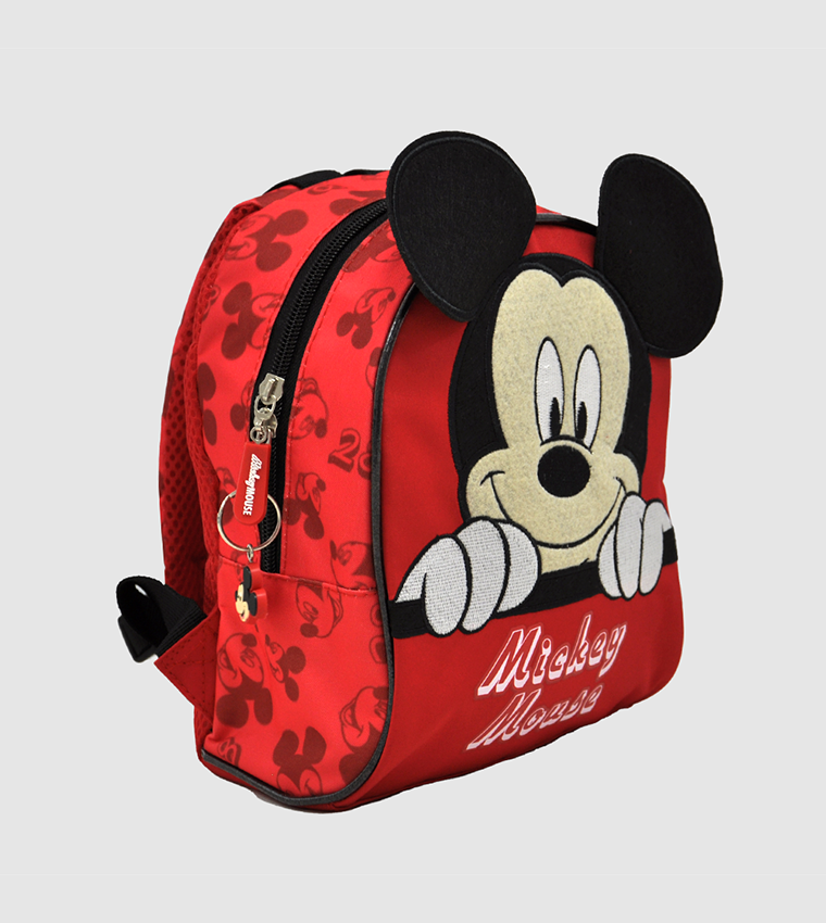Buy Disney Mickey Mouse Hey Mickey Backpack 10" In Red | 6thStreet ...