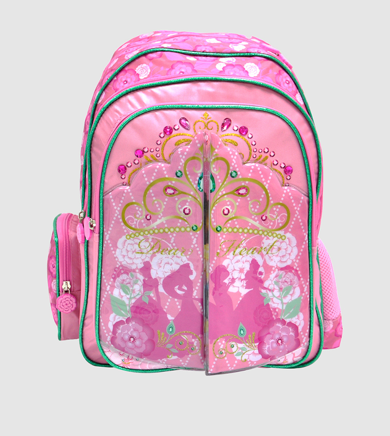 Buy Disney Princess Dear Heart Backpack 16" In Pink | 6thStreet Oman
