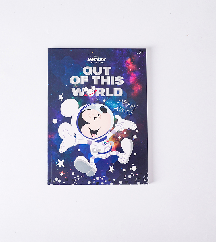 Buy Disney Mickey Mouse Out Of This World A4 Notebook English In Black ...