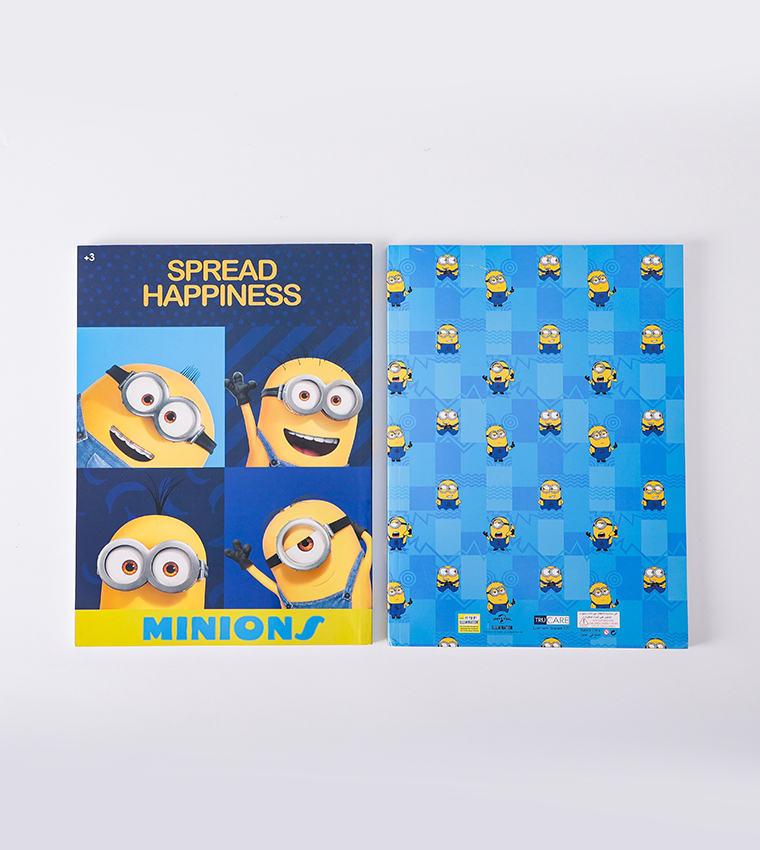 Buy Disney Universal Minions Miniontastic A4 Notebook Arabic In Blue ...