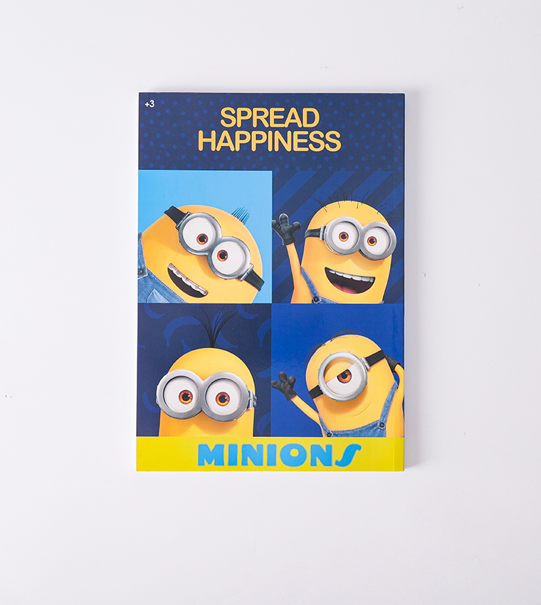 Buy Disney Universal Minions Miniontastic A4 Notebook Arabic In Blue ...