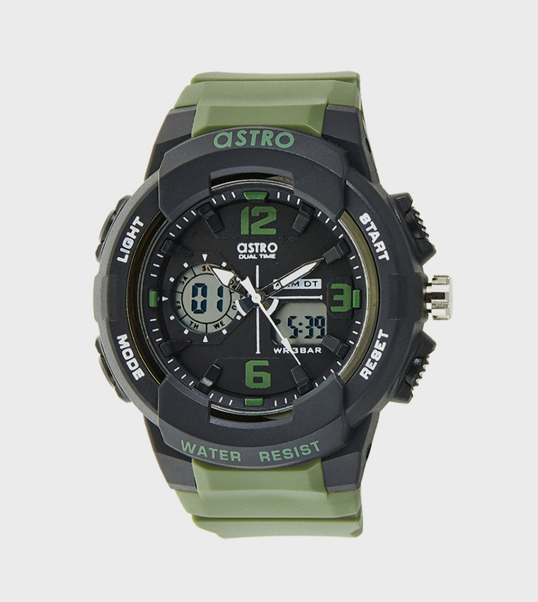 Buy Astro Black Dial Analog Digital Watch In Black | 6thStreet Saudi Arabia