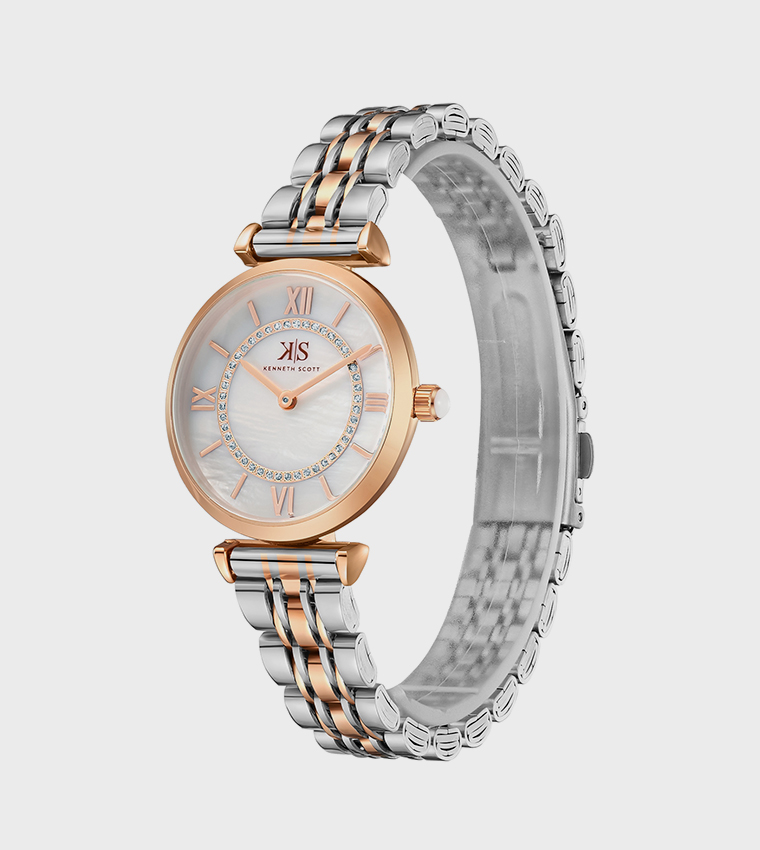 Buy Kenneth Scott White Dial Analog Watch In Multiple Colors ...