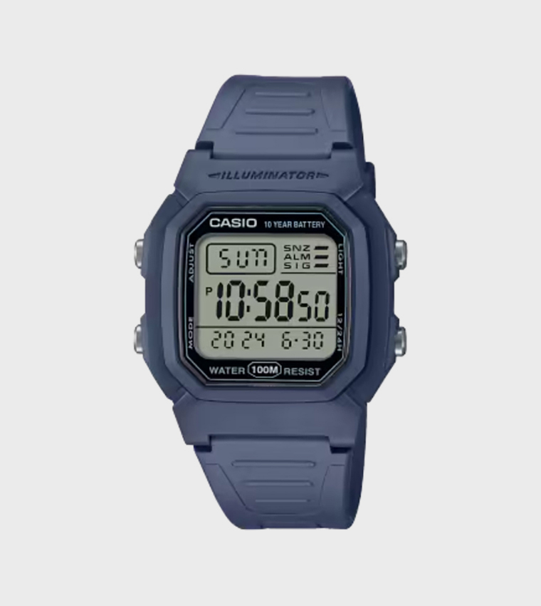 Buy Casio Blue Dial Digital Watch In Blue | 6thStreet UAE