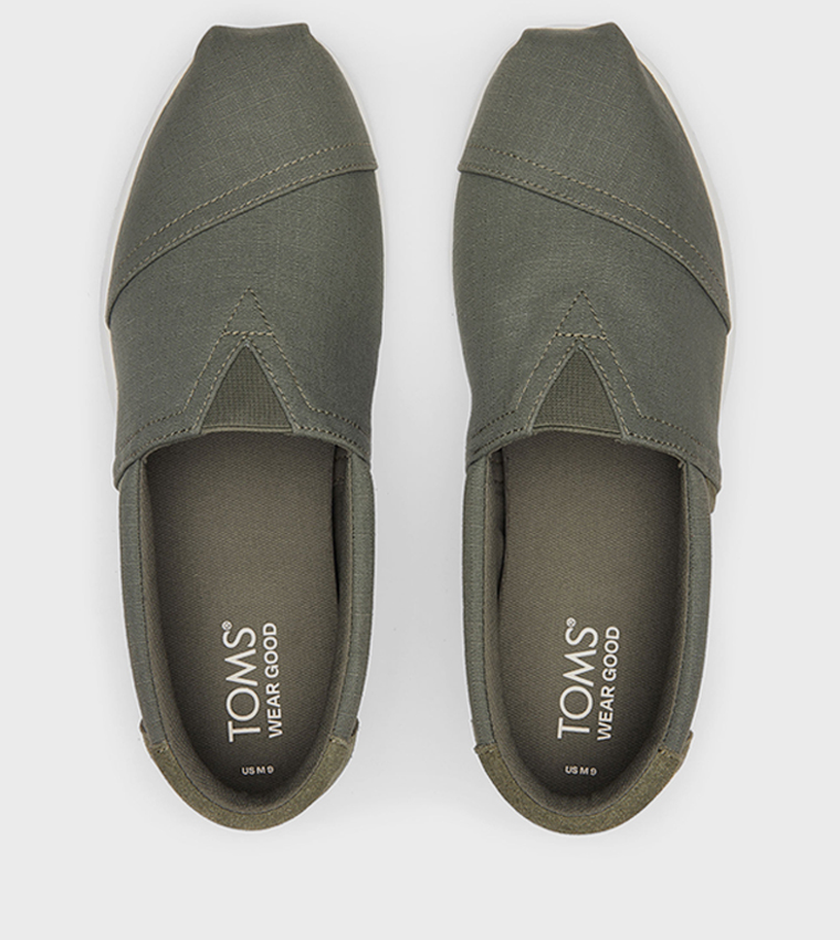 Buy Toms ALP FWD Solid Espadrilles In Sage | 6thStreet UAE