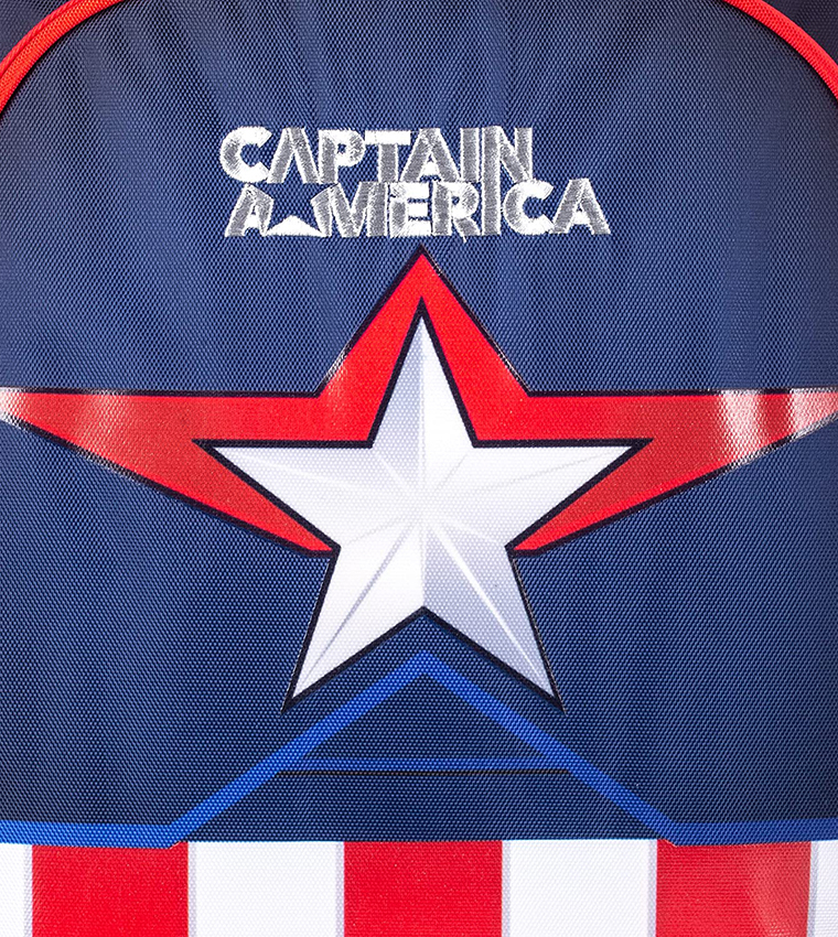 Buy Marvel 16 Inches Captain America Backpack In Blue | 6thStreet Saudi ...