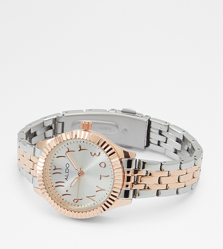 Buy Aldo Accessories VAMARA Dual Tone Stainless Steel Watch In Multiple ...