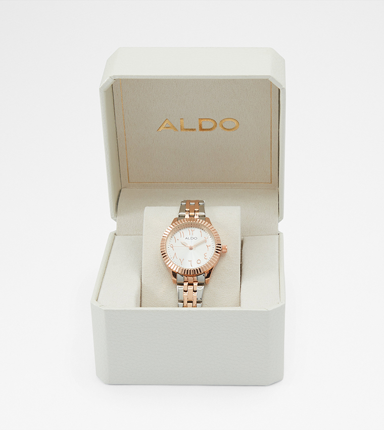 Buy Aldo Accessories VAMARA Dual Tone Stainless Steel Watch In Multiple ...