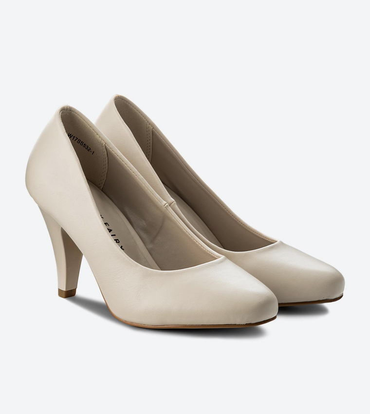 Buy Jenny Fairy @ CCC High Heel Almond Toe Pumps Beige In Beige ...
