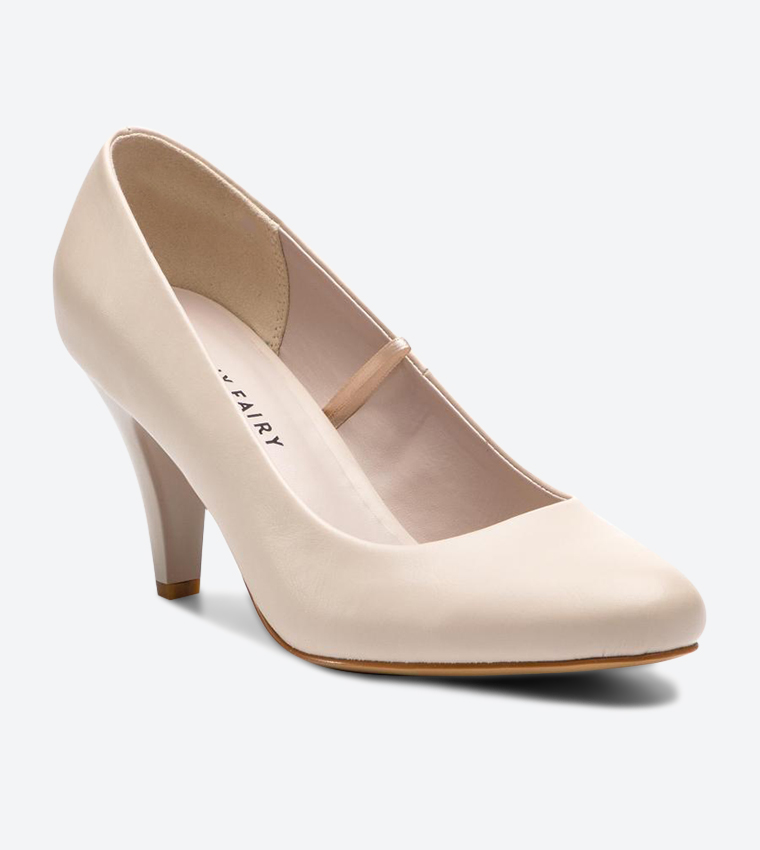 Buy Jenny Fairy @ CCC High Heel Almond Toe Pumps Beige In Beige ...