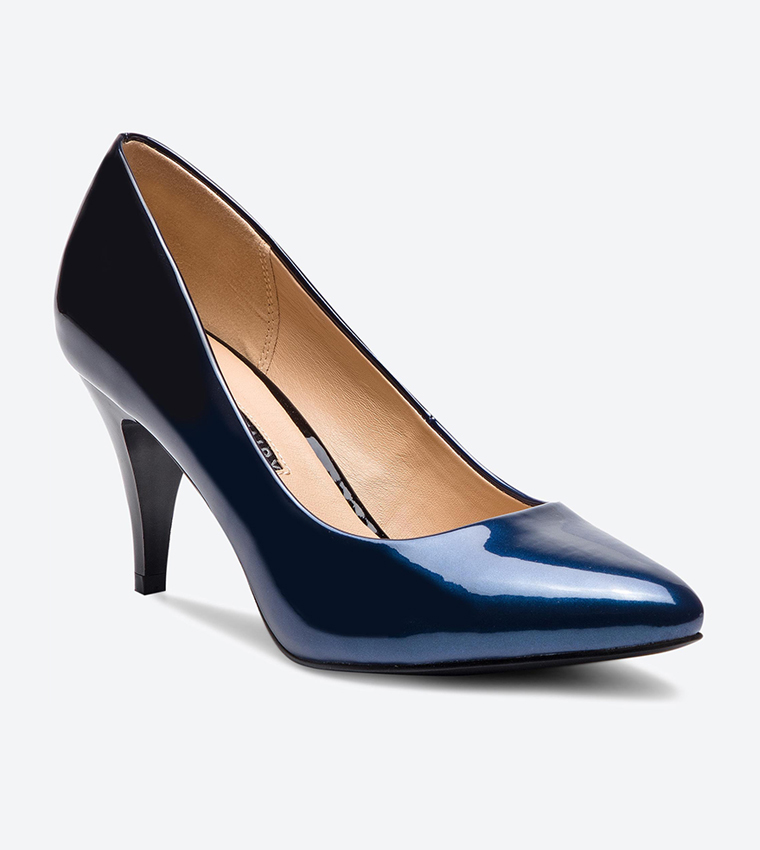 Buy Jenny Fairy @ CCC Pointed Toe High Heel Shiny Pumps Blue In Blue ...