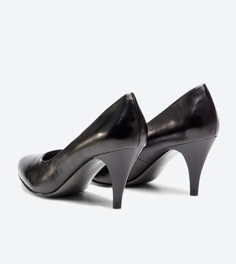 Buy Jenny Fairy @ CCC Almond Toe High Heel Pumps Silver In Black ...