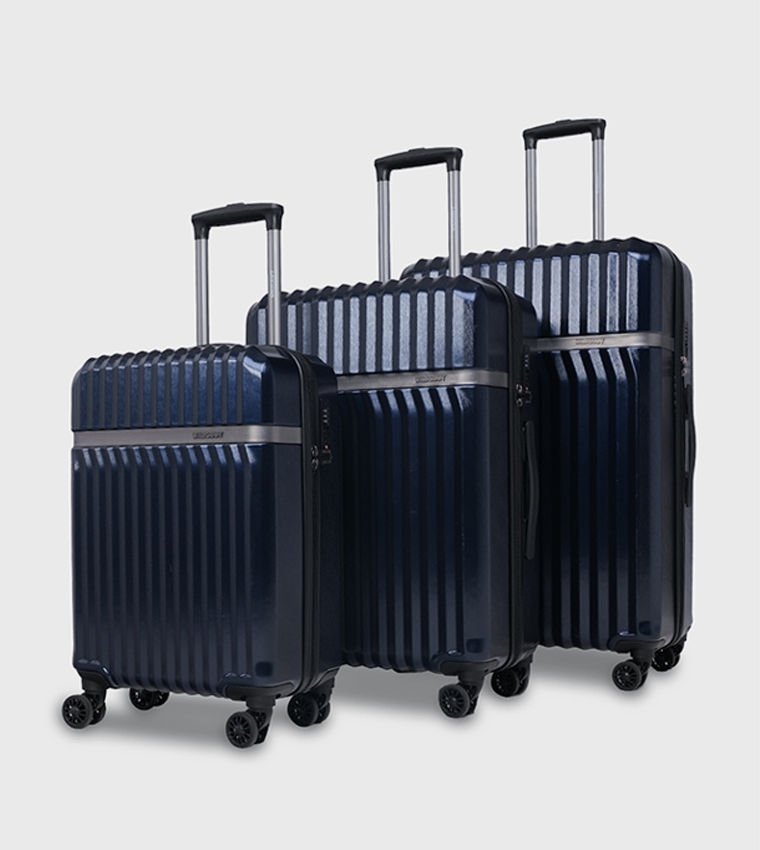Buy Wildcraft CANOPUS Hard Shell Trolley Bag, 69 Cm In Navy | 6thStreet UAE