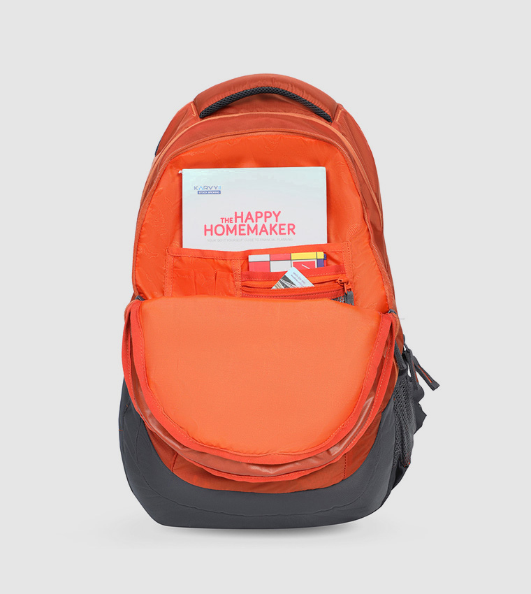 Buy Wildcraft PEZA Zip Around Backpack In Orange | 6thStreet Oman