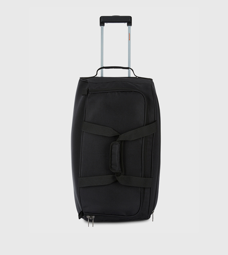 Buy Wildcraft CORVUS CORP Duffle Bag With Wheels In Black | 6thStreet ...