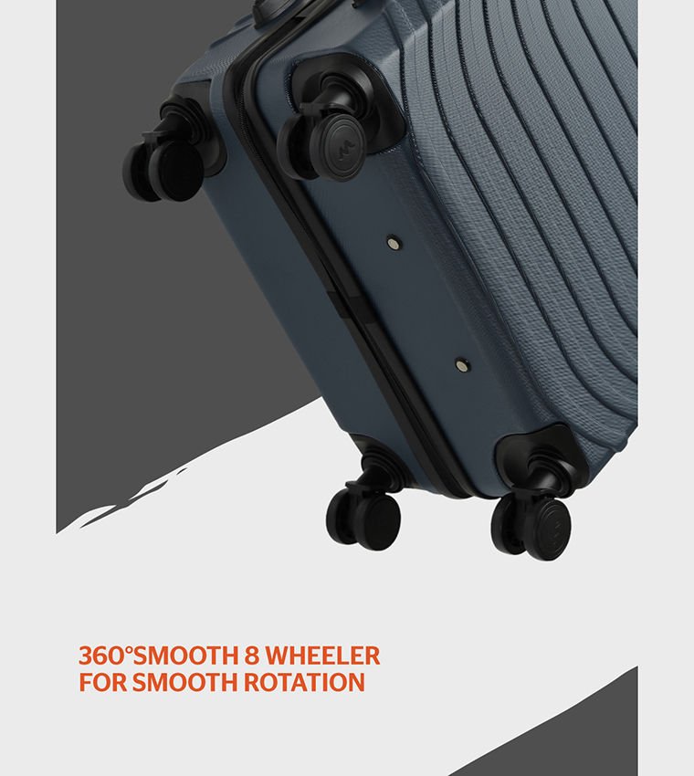 Buy Wildcraft HELIOS Hard Shell Cabin + Large Trolley Set, 56/76 Cm In ...