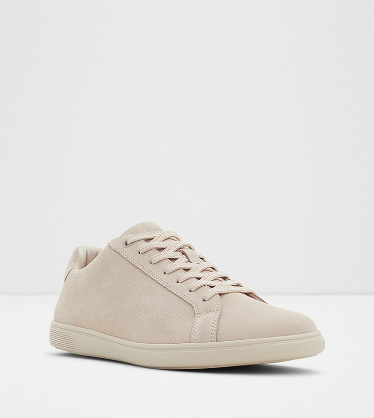 Buy Aldo Wiresien Round Toe Low Top Sneakers In Tan | 6thStreet Qatar