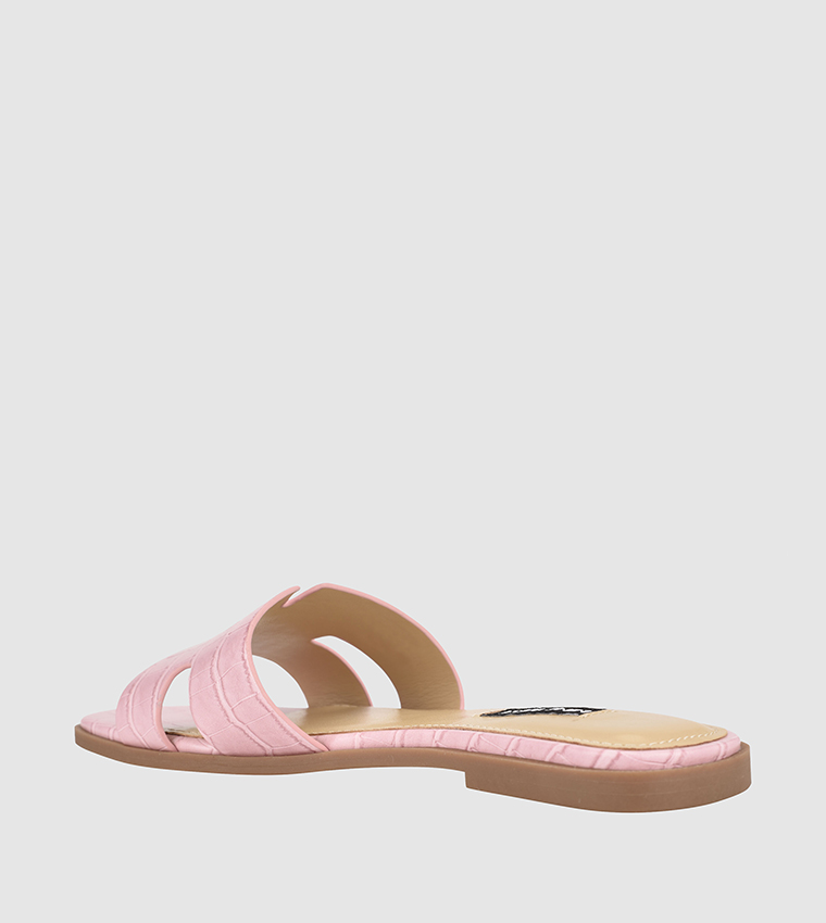 Buy Nine West Slide Pink In Pink | 6thStreet Qatar
