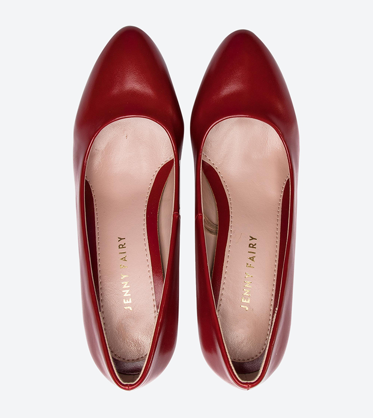 Buy Jenny Fairy @ CCC High Heel Pointed Toe Pumps Red In Red ...