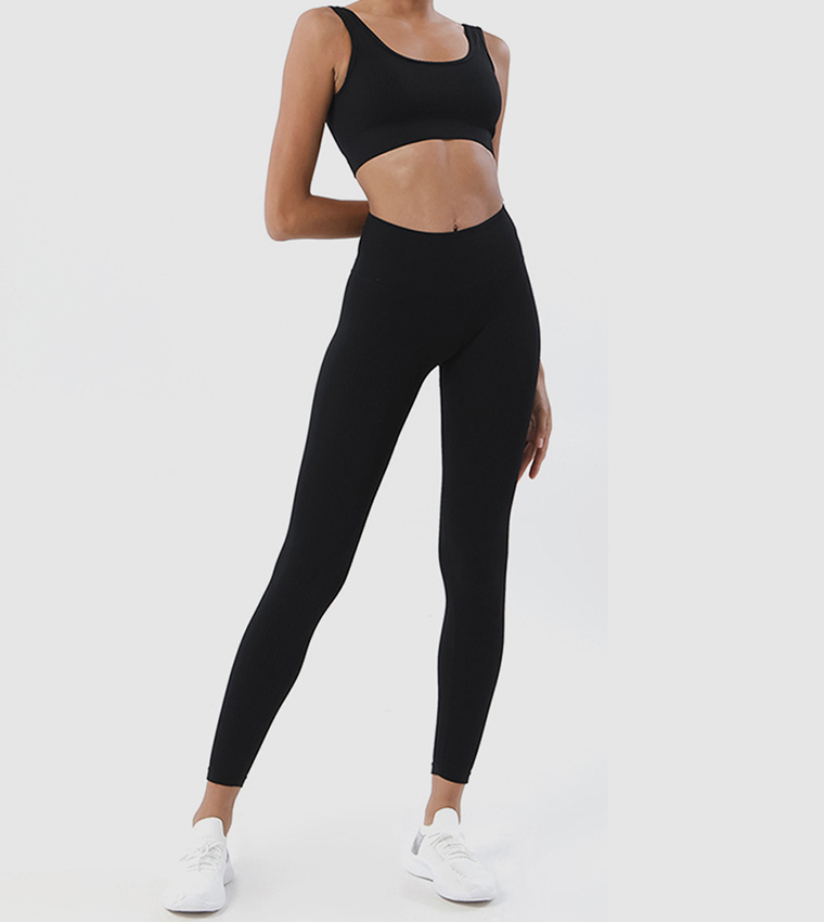Buy Mimi By Michelle Salins Serenity Rib Sports Legging With BIOSCULPT ...