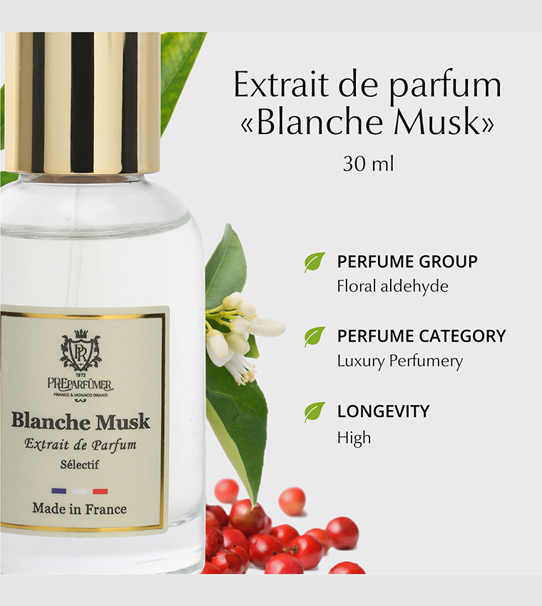 Buy Preparfumer Preparfumer From France Blanche Musk 30ml Fresh Floral ...