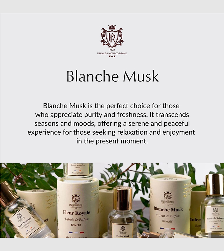 Buy Preparfumer Preparfumer From France Blanche Musk 30ml Fresh Floral ...