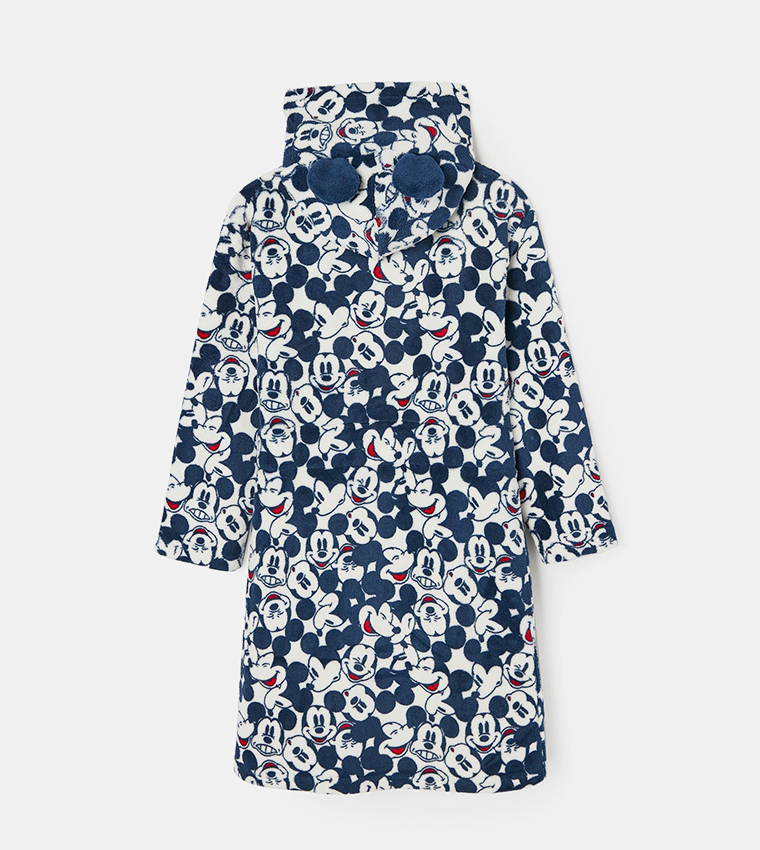 Buy Zippy Mickey Mouse Printed Hooded Robe In Multiple Colors ...